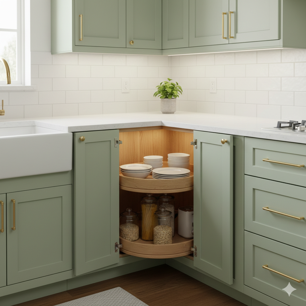 Kitchen Corner Cabinet Design Ideas and Storage Solutions - George ...